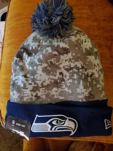 SEATTLE SEAHAWKS MILITARY INSULATED KNIT NEW ERA SKULL CAP | eBay