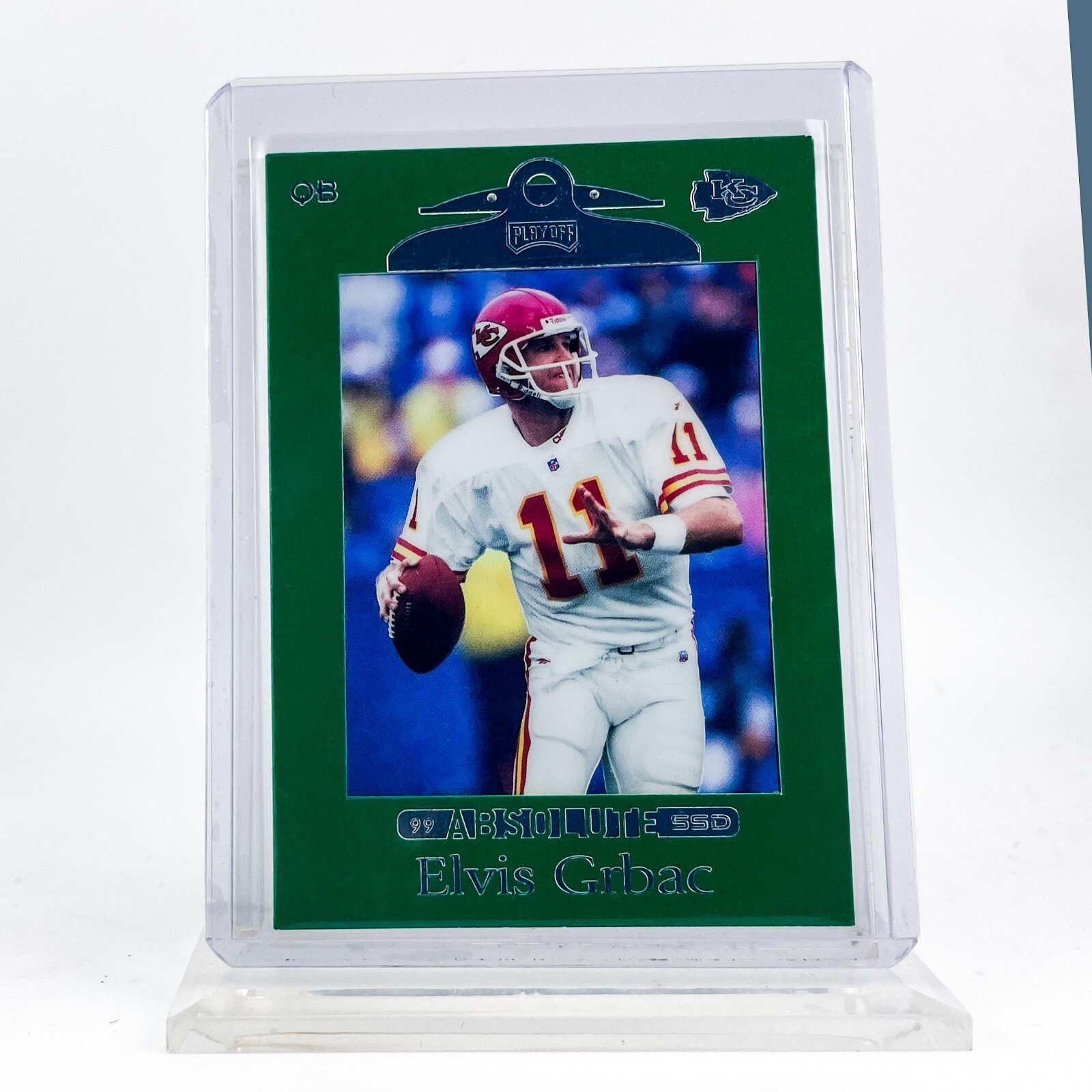 Elvis Grbac - 1999 Playoff SSD - Green Parallel - Kansas City Chiefs | eBay