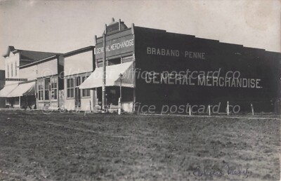 Elgin, Nebraska-Main Street Scene-General Store c1909-RPPC Real Photo ...