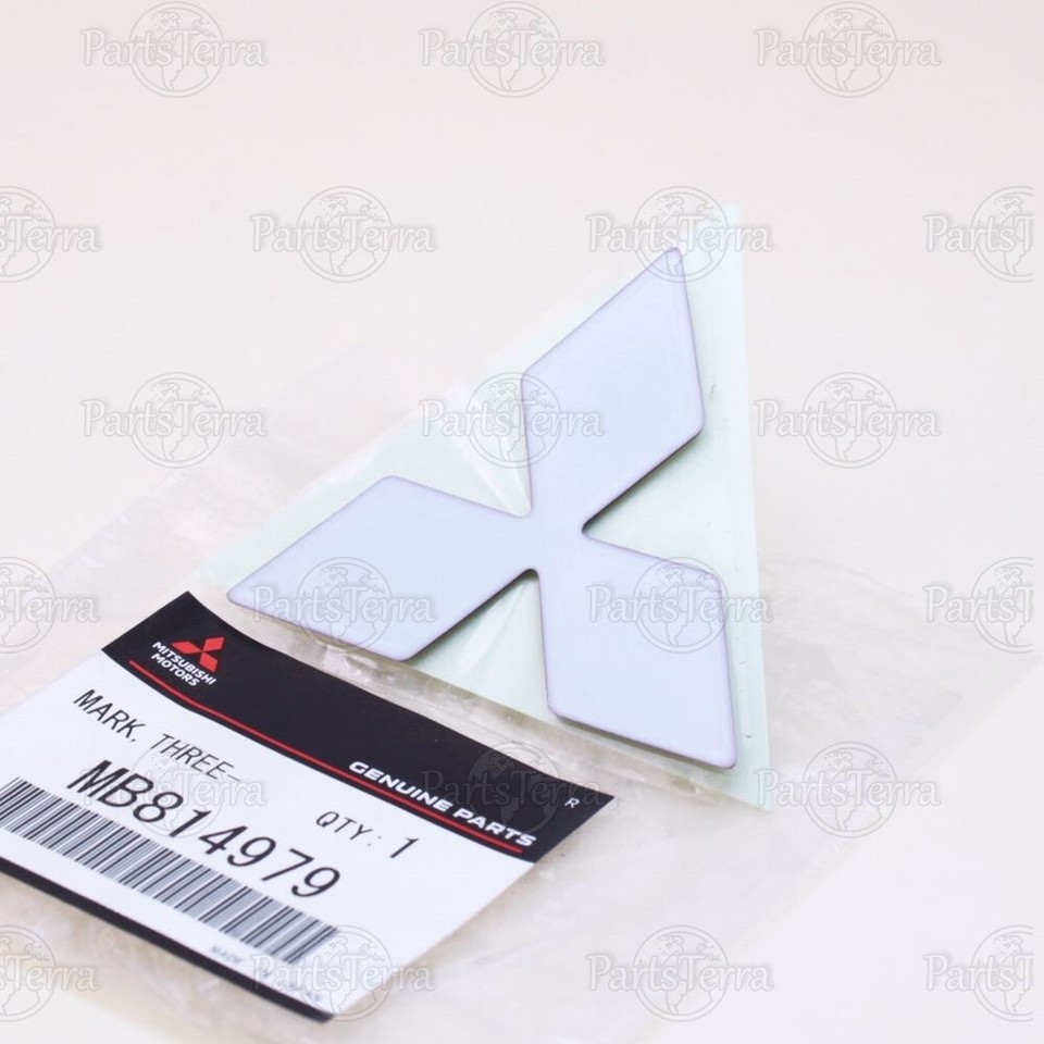 GENUINE Mitsubishi Three Diamond Front Sticker Emblem ECLIPSE 3000GT ...