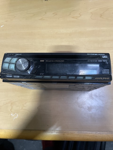 Alpine CDM-7874 CD Player In Dash Receiver for sale online | eBay