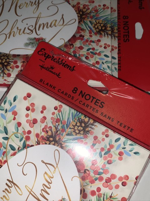 Hallmark Expressions Merry Christmas Happy Holidays Thank You Greeting ...