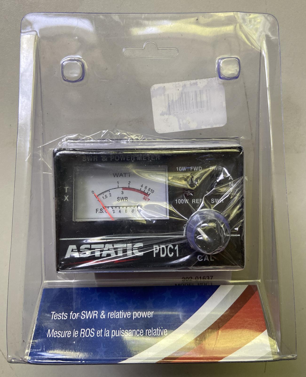 Astatic 302-01637 ( PDC1 ) CB Radio Antenna SWR / RF Test Meter - FREE ...