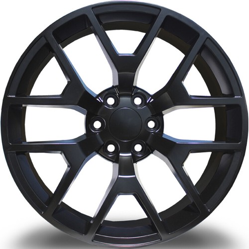 4 Wheels 20" Replica 6703 20x9 6x139.7 Satin Black 25ET 78.1CB ...