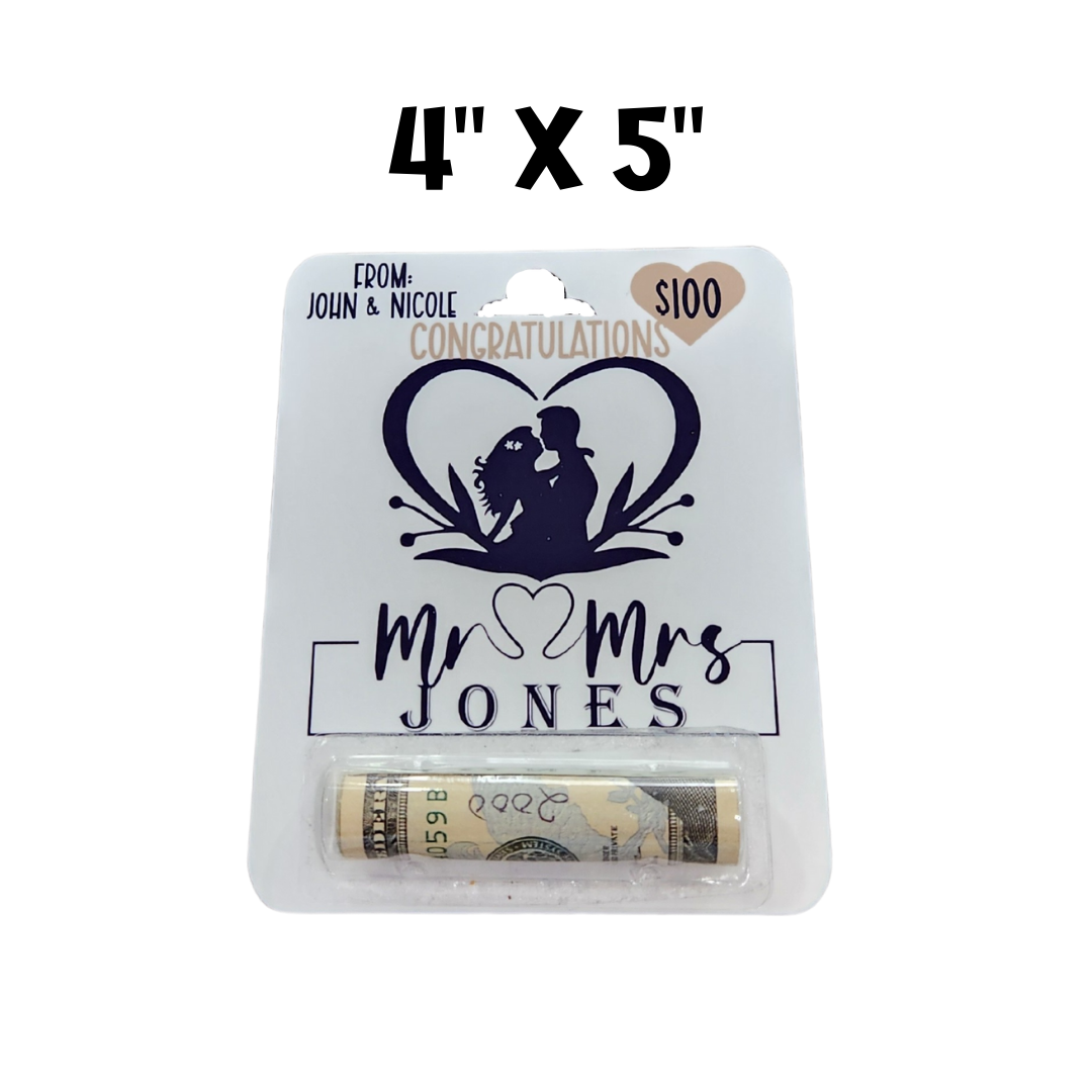 Personalized Wedding Money Card, Wedding Gift, Unique Wedding Gift ...