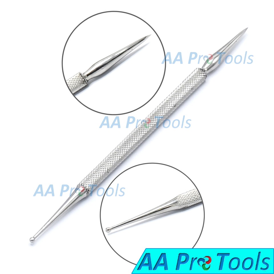 2 Pcs Nail Art Dotting Tool NEEDLE & DOTTER Double Ended Paint ...