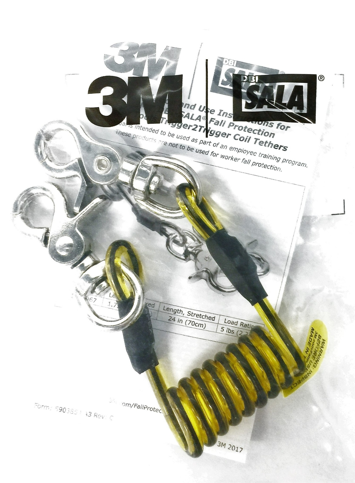 3M Fall Protection Tether Coil Trigger to Trigger 1500067 NOS for sale ...