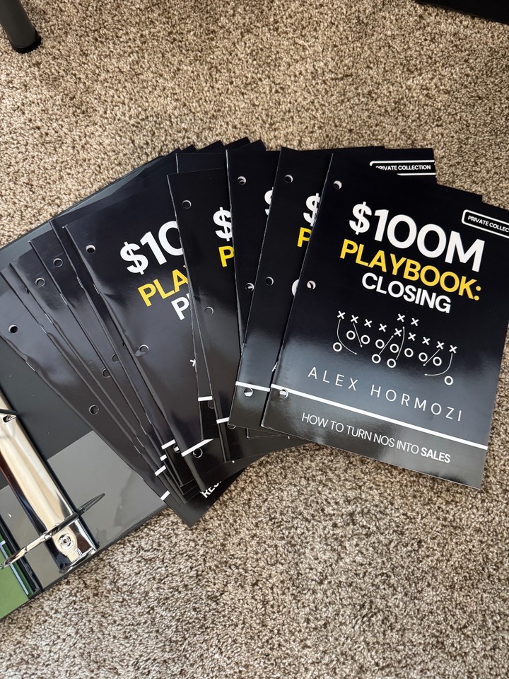 100M Models Live Launch Bundle – 12 Playbooks + Bonus (Alex Hormozi) | eBay