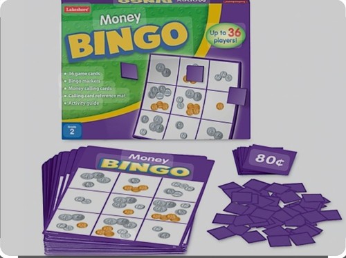 Lakeshore Money BINGO GAME. Grade 2 | eBay
