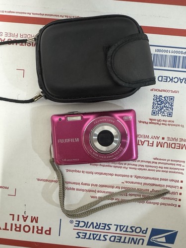 FUJIFILM FINEPIX JX500 14MP Compact Digital Camera Pink- Tested/Working ...