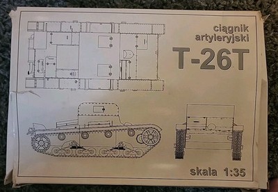 RPM T-26T Light Tank Model Kit 1/35 Scale Open Box | eBay