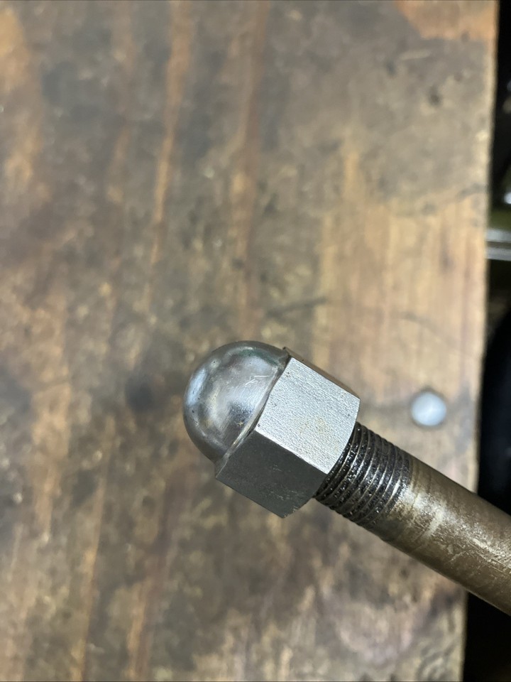 Triumph Swingarm Spindle, Bobbin, Spacers & Nut Possibly OIF 650 T120 ...