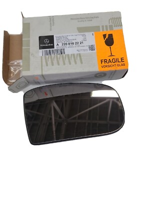 New 03-06 Mercedes-Benz W220 right side mirror glass 220 810 22 21 | eBay