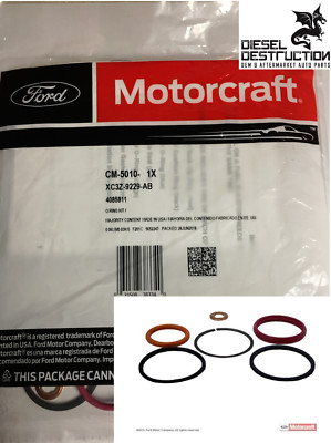 CM-5010 NEW OEM 7.3L Diesel Fuel Injector O-Ring Motorcraft Kit XC3Z ...