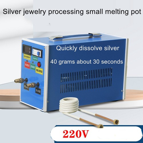 6kw High-Frequency Host Silver Melting Furnace Jewelry Metal Melting ...