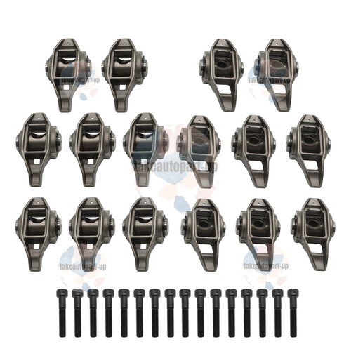 For LS3 L92 6.0L 6.2L 1.7 Ratio Rocker Arms Set with Trunion Kit ...
