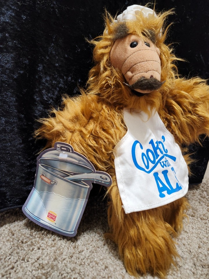 Vintage ALF 1988 Hand Puppets Burger King Promo set of 3 of 4 with Tags ...