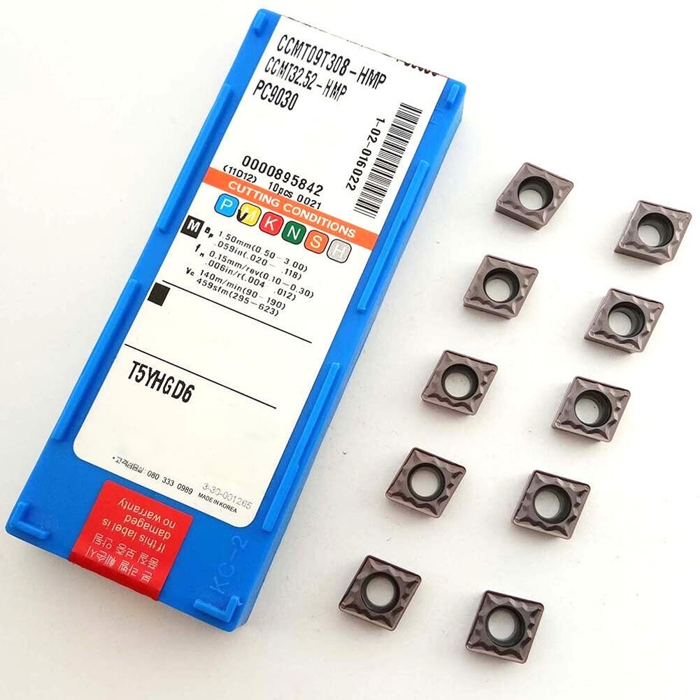Practical CCMT09T308 HMP Insert 10 PCS/Set Finishing HMP Inserts Lathe ...