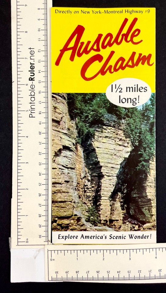 1960s Ausable Chasm New York Antique Auto Museum Vintage Travel Brochure NY | eBay
