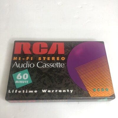 RCA Hi-Fi Audio Cassette Tape 60 Minute Audio Normal Bias Sealed New M1 ...