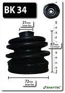 Shaftec BK34 CV Boot Kit 5054259069320 | eBay UK