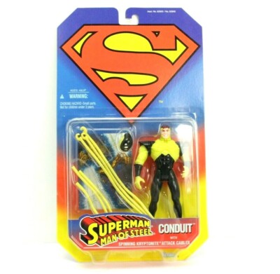 Kenner Superman Man Of Steel Conduit with Spinning Kryptonite Figure ...