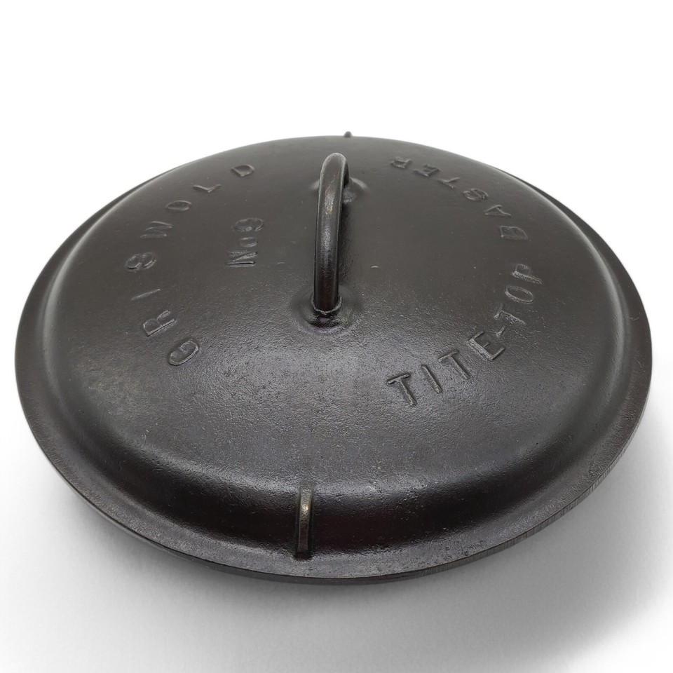 Griswold Large Slant Logo Erie No. 9 Dutch Oven 834 D With Lid A2552 ...