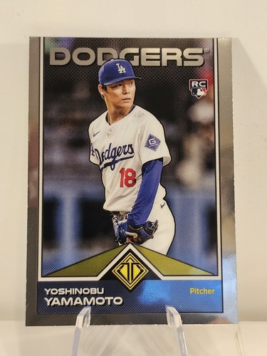 2024 Topps Transcendent Icons YOSHINOBU YAMAMOTO ROOKIE #3 L.A. Dodgers ...