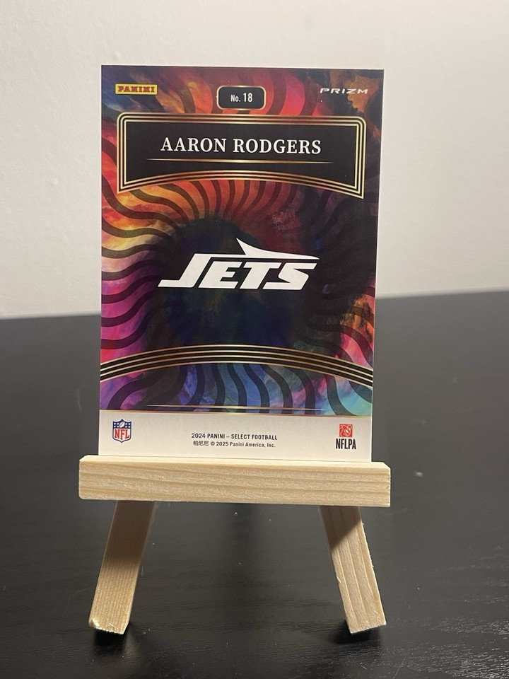 2024 Panini Select #18 Aaron Rodgers Color Wheel SSP JETS CASE HIT | eBay