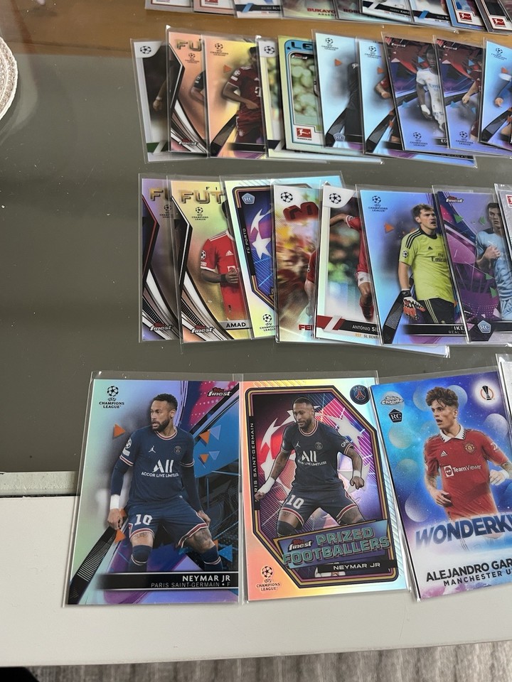 X61 High End Insert/Refractor Bundle Football Cards - Messi, mbappe ...