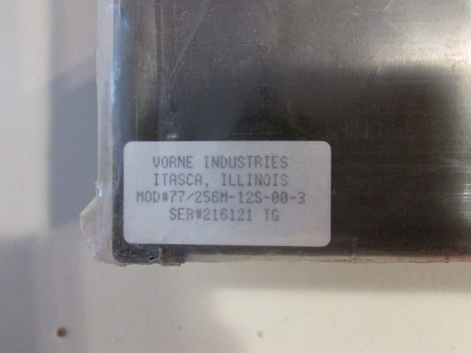 Vorne Industries 77/256M-12S-00-3 Digital Display Readout. New! | eBay