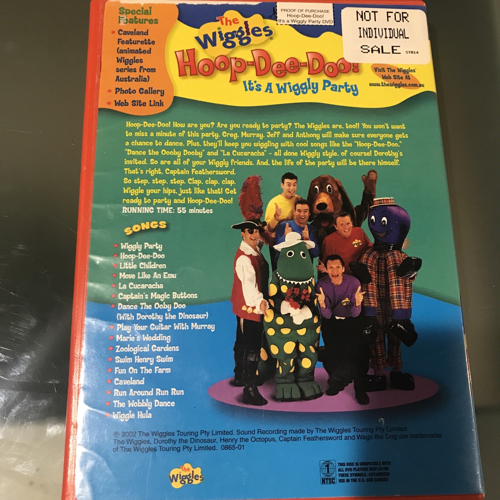 The Wiggles Cd Dvd Lot- Let’s Wiggle, Big Red Car, Getting Strong ...