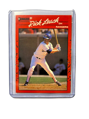 Rick Leach TEXAS RANGERS DONRUSS 90 #613 ERROR No Dot after INC | eBay