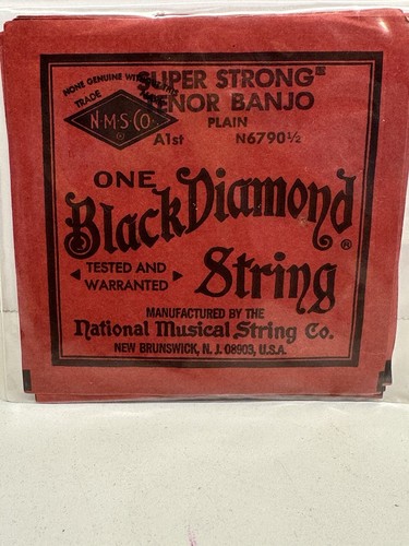 BLACK DIAMOND SUPER STRONG TENOR BANJO 1st STRINGS No. 67901/2 Plain | eBay