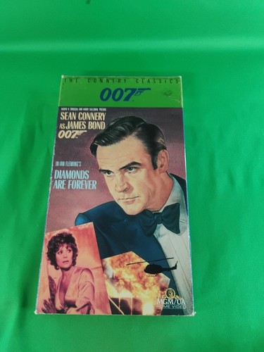 007 VHS 1971 Sean Connery as James Bond | eBay