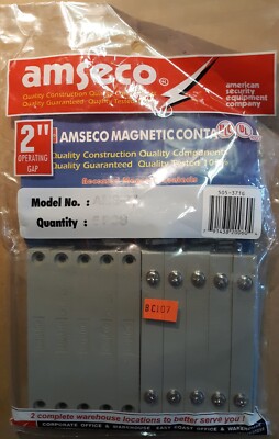 Amseco AMS-37 Industrial grade Alarm Magnetic Contacts & Magnets (NOS ...