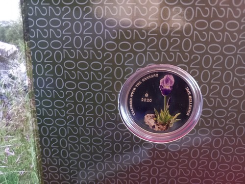 Greece, 2020, Greek Flora series, Irida (Greek Iris) , 5 euro Silver ...