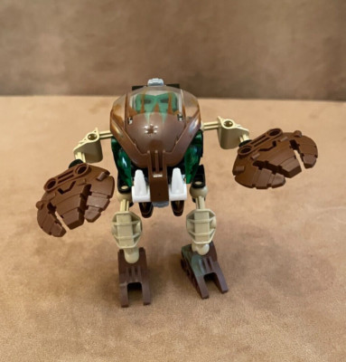 8560 LEGO Complete BIONICLE Pahrak Brown action figure mask ...