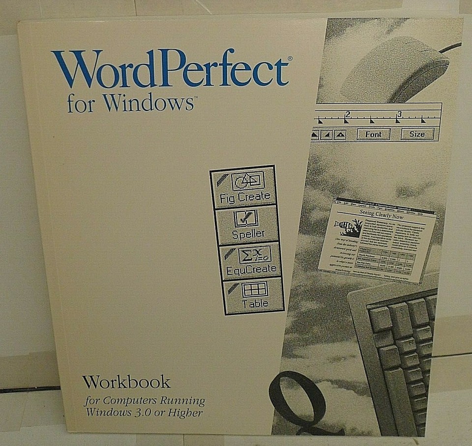 Wordperfect for DOS 5.1 Original Box +Books & 5.25" Floppy Disks 1991 ...