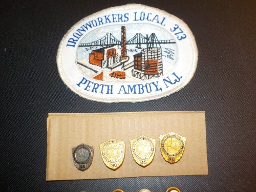 25 30 35 40 years Iron worker pins Local Ironworkers 373 Patch Perth ...