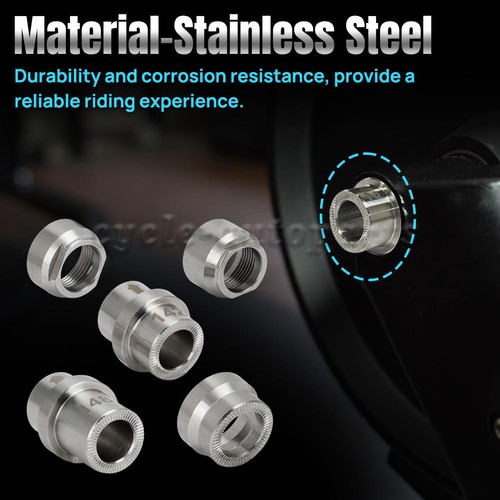 For Wahoo KICKR CORE&V4 Thru Axle Adapter Kit W/ 142&148 Non Drive Side ...