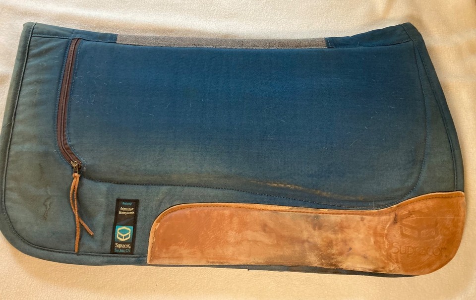 Supracor Western Saddle Pad with Stimulite Honeycomb inserts- 31 x 34 ...
