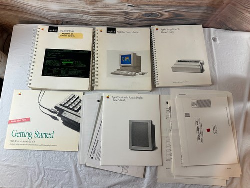 Vtg Apple II & Macintosh AppleWorks IIgs LC 475 ImageWriter Docs ...
