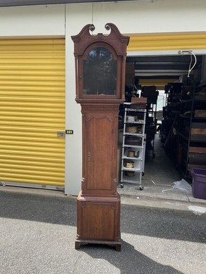 Antique English Long Case Tall Case Grandfather Clock Case Parts To ...
