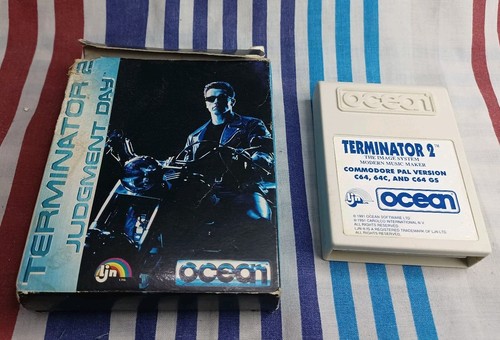 Commodore 64 Terminator 2 Cartridge game by Ocean Ljn Boxed | eBay