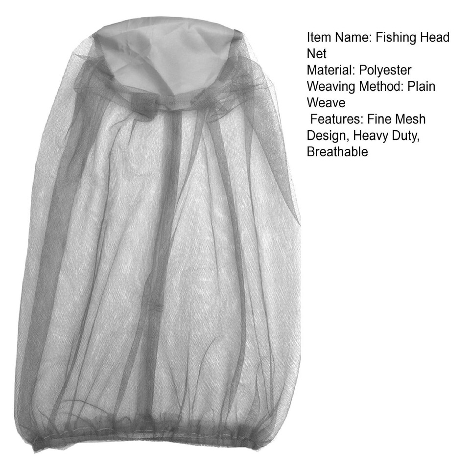 Adjustable Head Net Kids Fine Mesh Fishing for Outdoor Activities ...