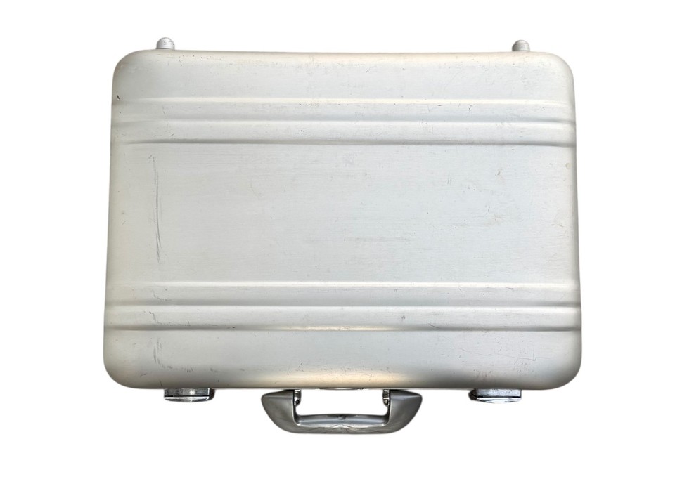 Vintage 80s ? Zero Halliburton Aluminum Small Briefcase Silver Case ...