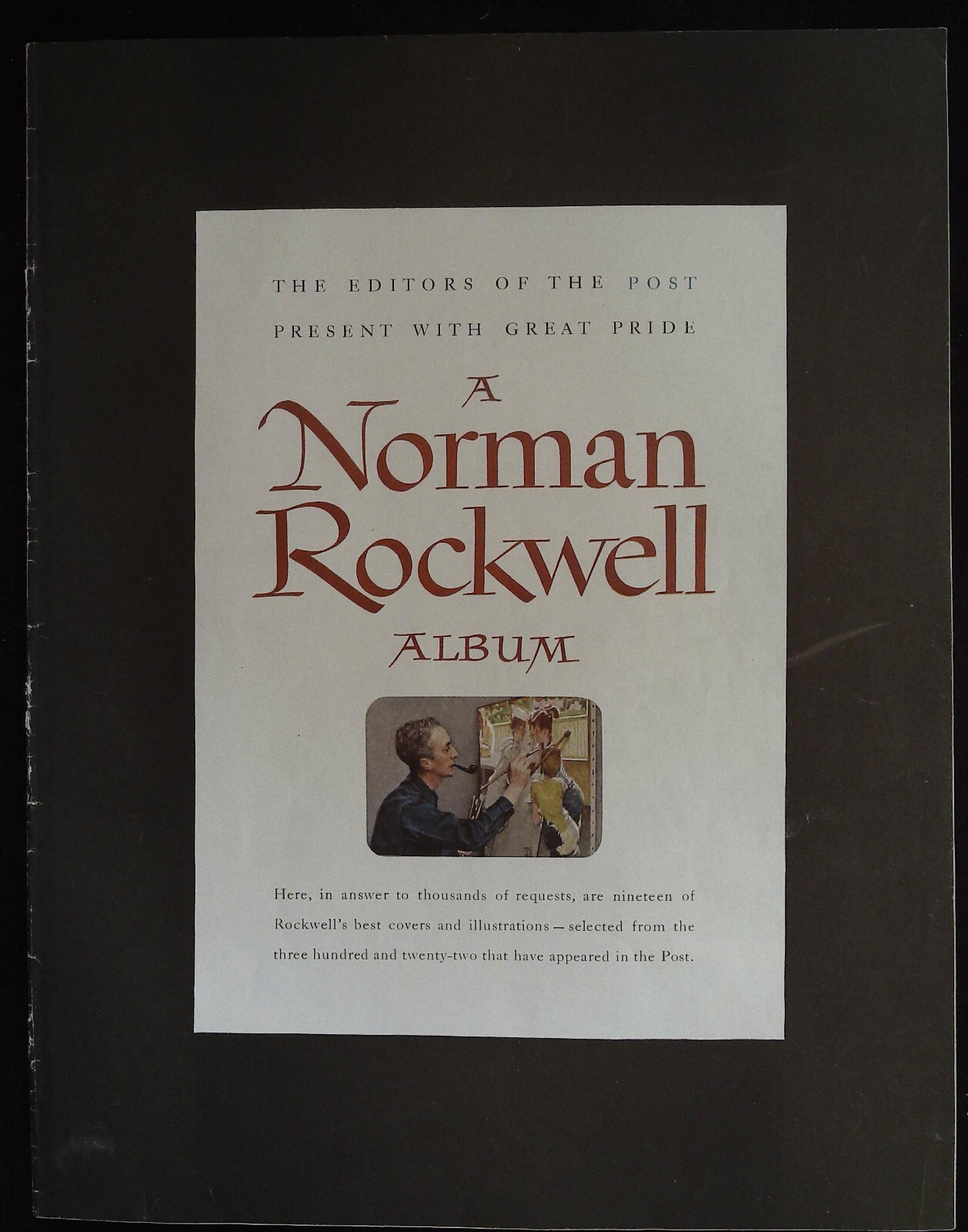 Saturday Evening Post Norman Rockwell Album 12 Pages Complete! | eBay