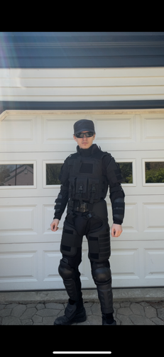 Damascus/Evike Black Police Riot Armor Tactical Gear Cosplay Lot | eBay