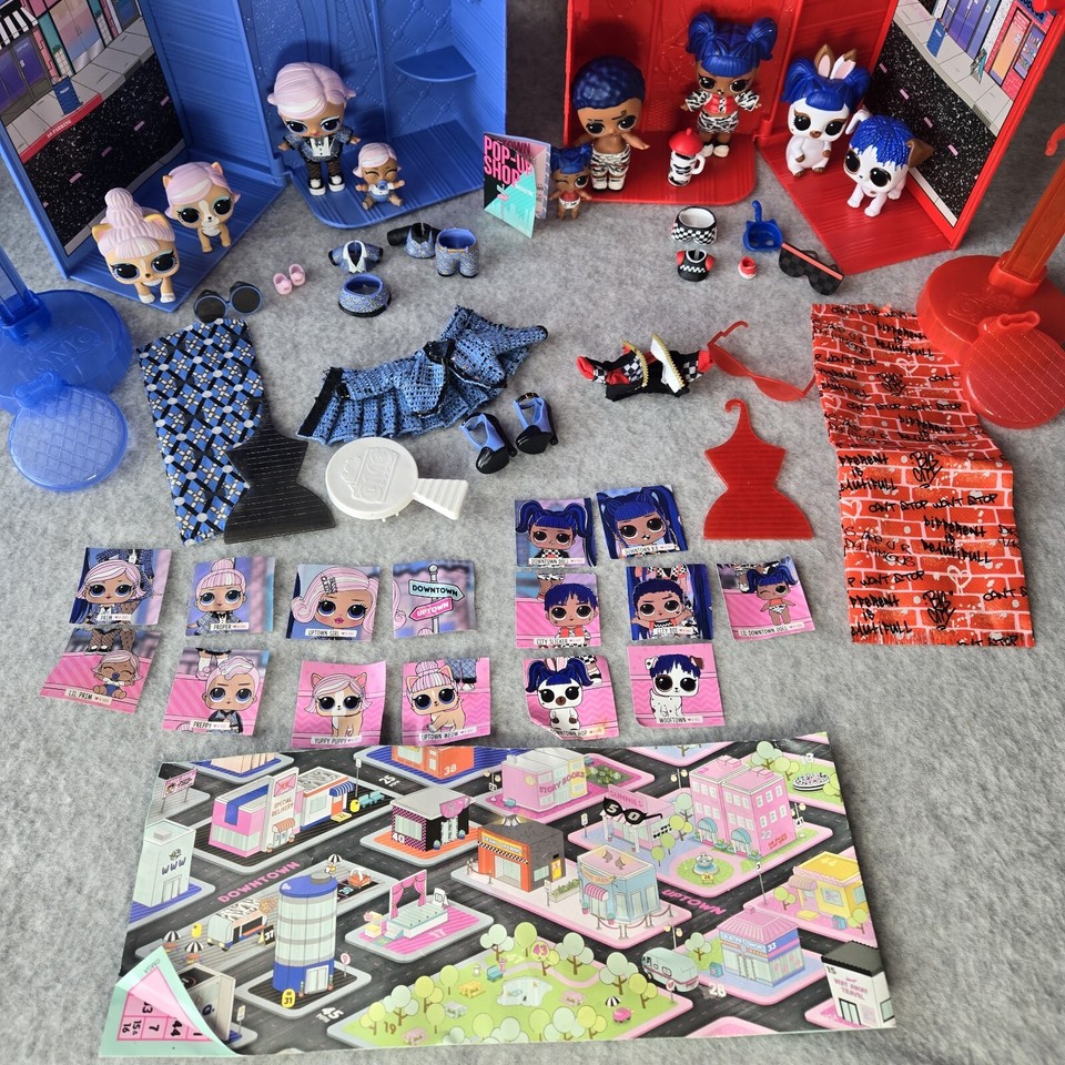 LOL Amazing Surprise Playset Uptown Girl Downtown BB Dolls Accessories ...